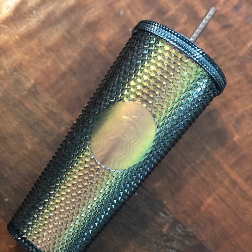 Starbucks Fall 2020 Dark Bling Studded Tumbler - Gem